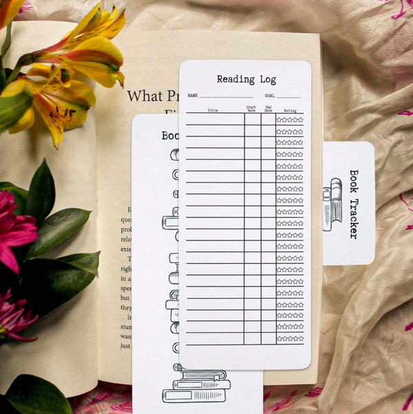 Giant Double-Sided Reading Log Bookmark – The Sheet Mask Book Club